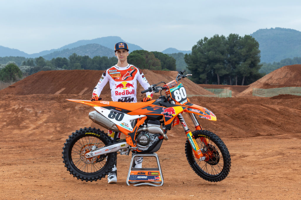 Special Tribute to Andrea Adamo’s Victory: KTM 250 SX-F ADAMO EDITION ...